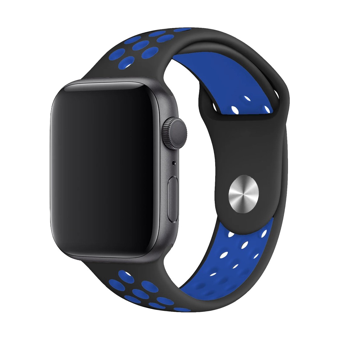 Apple Watch High Loop Siyah Neon Mavi - KACCOO
